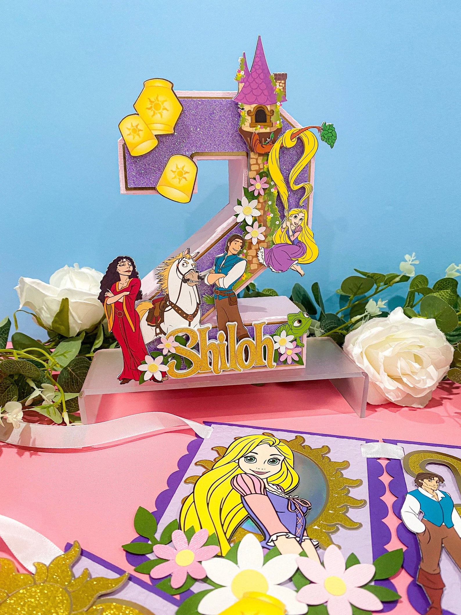 Rapunzel Mother Gothel 3D Letter or Number with Name | CalitheMaker Shop