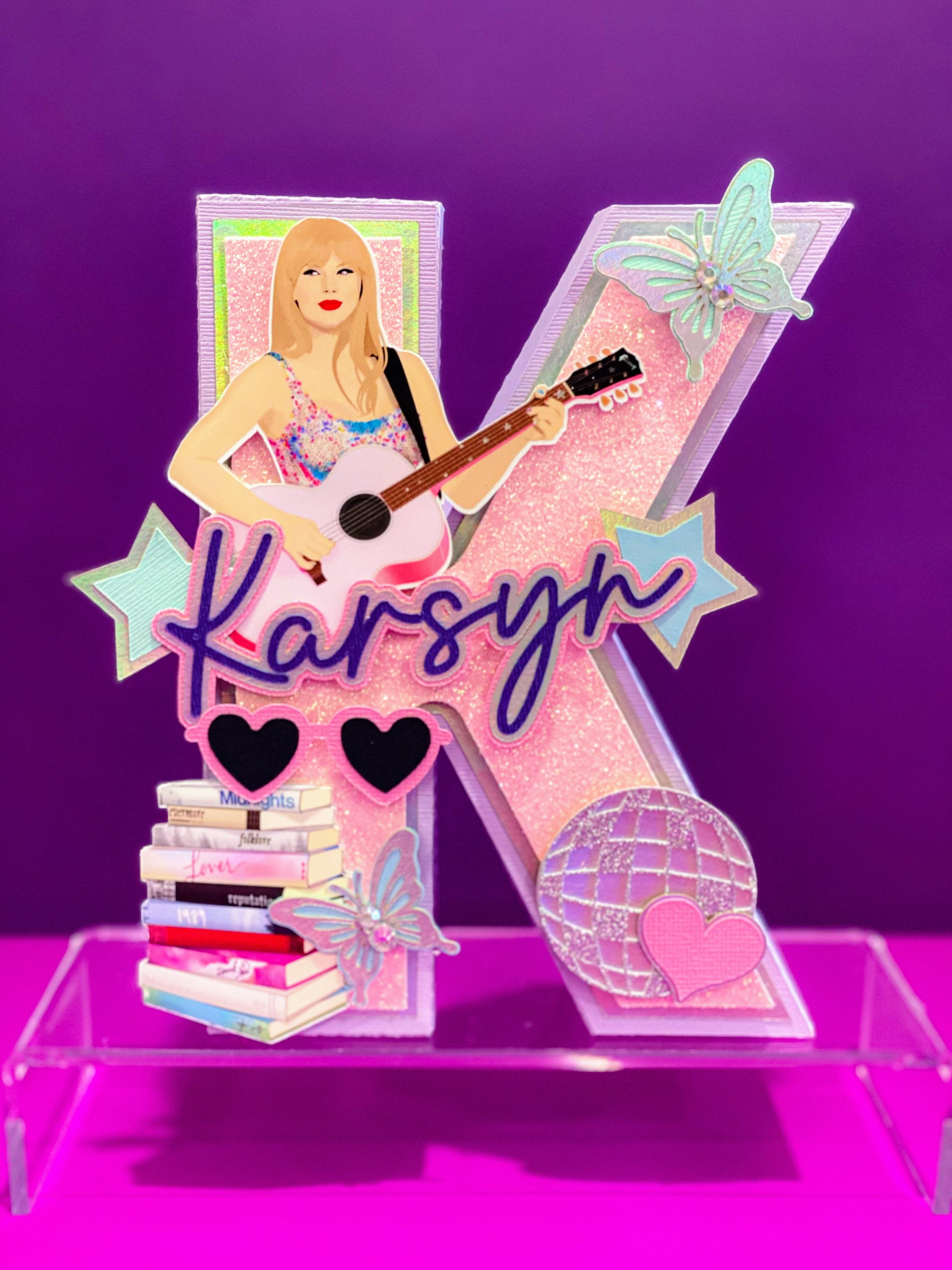 Taylor Swift Letter & Number Centerpiece: Perfect for Birthdays, Baby ...