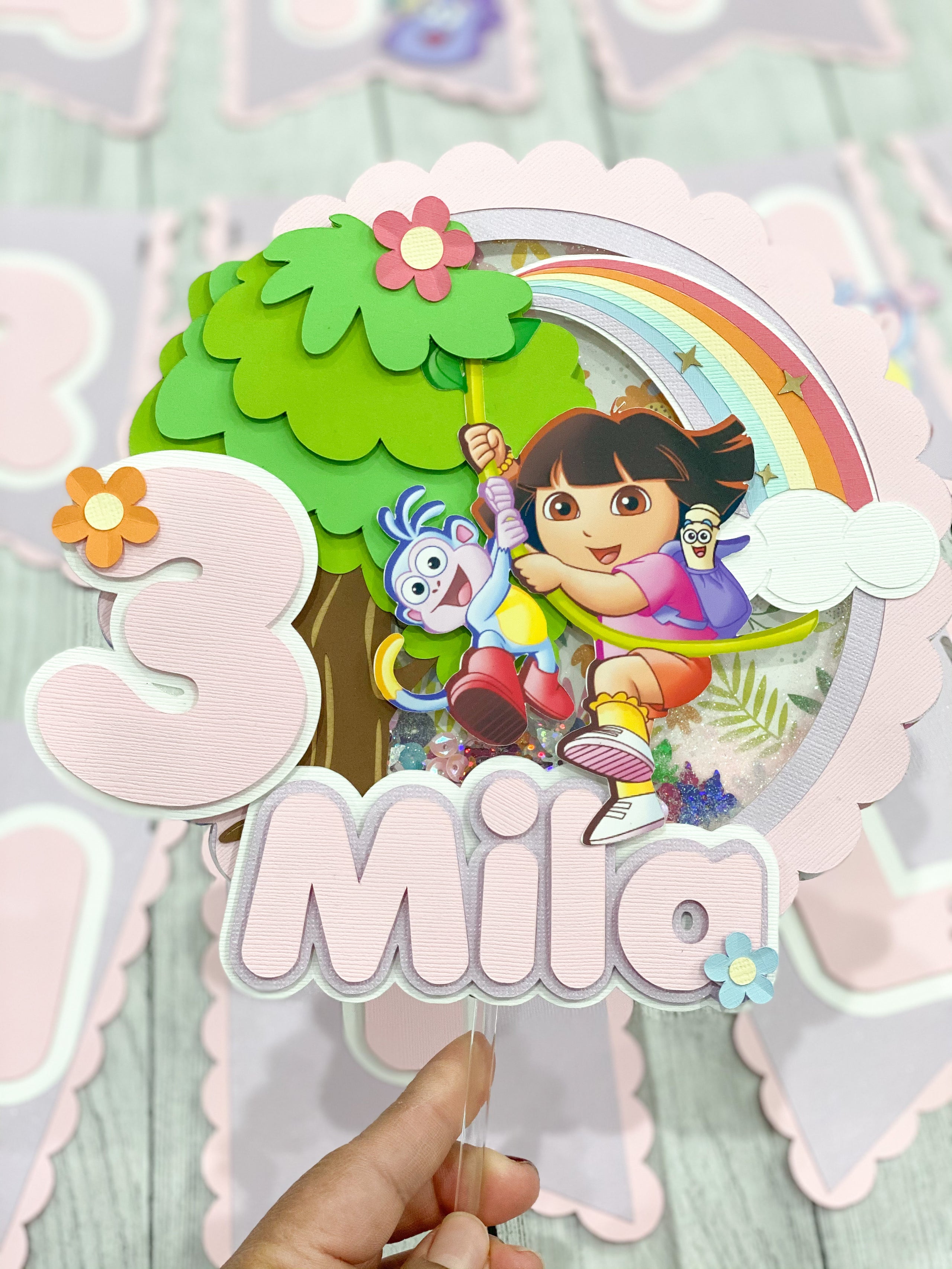 Dora the Explorer Cake Topper: Adventure Awaits Your Dessert ...